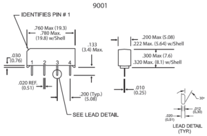 9000 Series/Molded SIP Reed Relays - Coto Technology